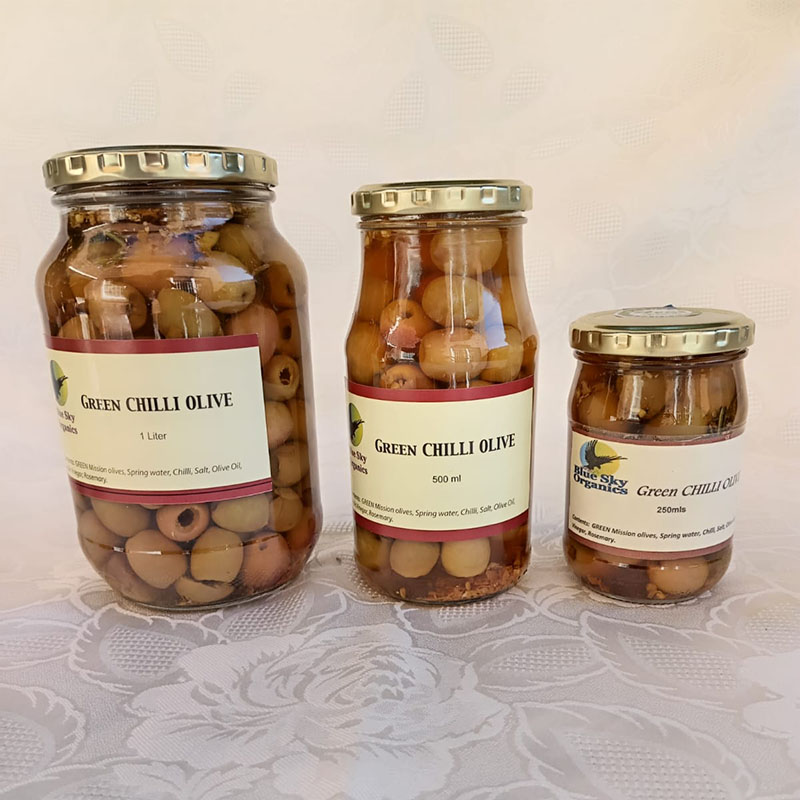 Chilli Stuffed Green Olives – Village Greens